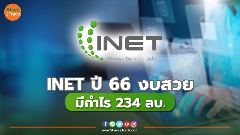 INET ปี 66 งบสวย มีกำไร 234 ลบ. | Share2Trade